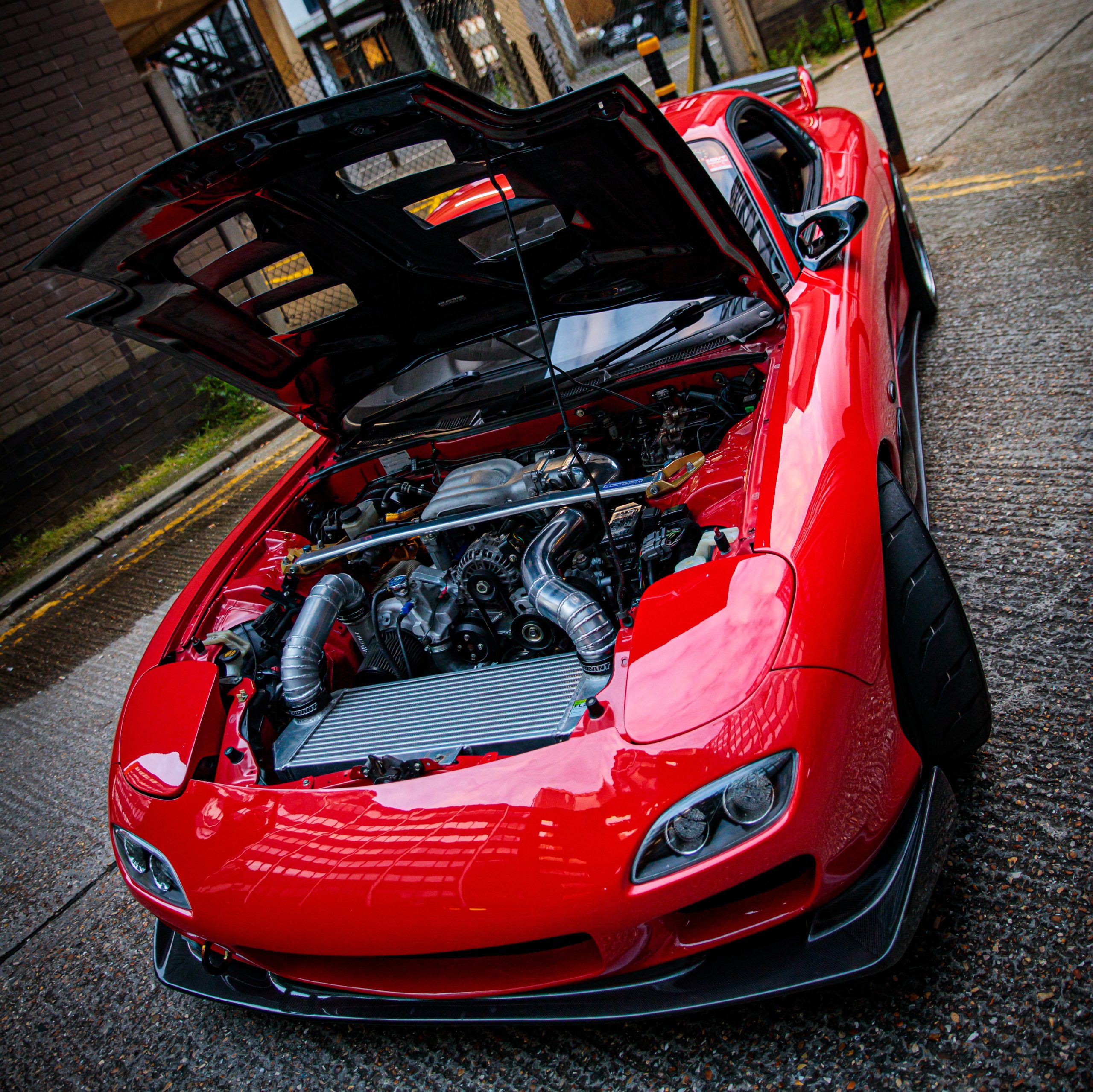 510HP MAZDA RX7 FD3S 13B SINGLE TURBO MANUAL - Monky London